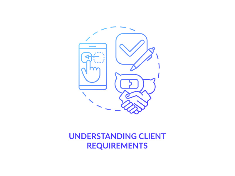 Understanding client requirements concept icon by bsd ~ EpicPxls