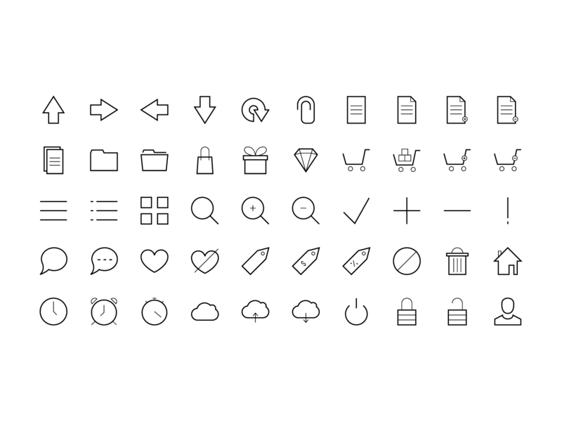 Web Icons 7 Styles by Martins Ratkus ~ EpicPxls