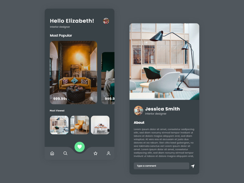 Interior App UI Concept by Scrillo Designers ~ EpicPxls