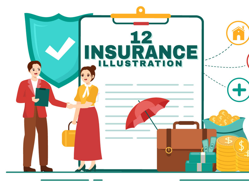12 Business Insurance Illustration by denayuneep ~ EpicPxls