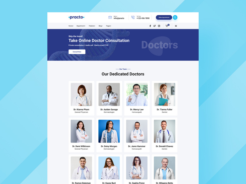 Doctor Booking UI Kit for Figma - Volume 1 by Manish ~ EpicPxls