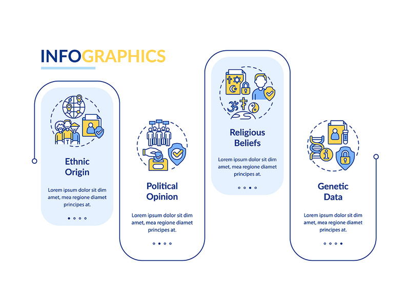 Examples of personal information rectangle infographic ~ EpicPxls