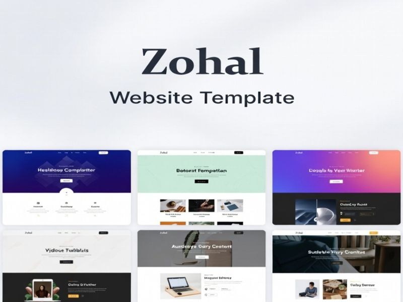 Zohal v1.0 - Multipurpose html templates by Uilarax ~ EpicPxls