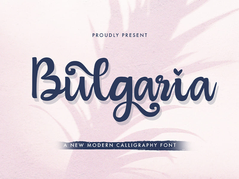 Bulgaria - Modern Calligraphy Font by Stringlabscreative ~ EpicPxls