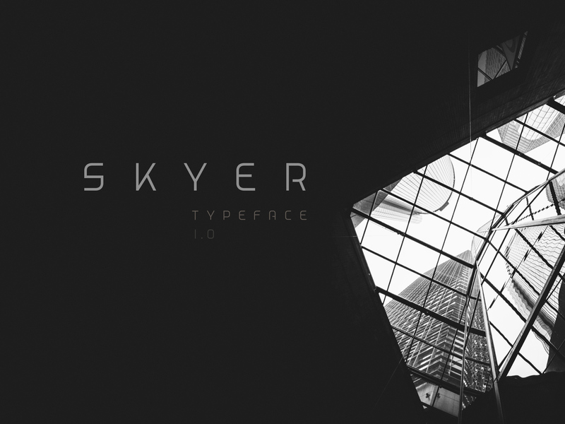 Skyer Typeface by Adilson Gonzales ~ EpicPxls