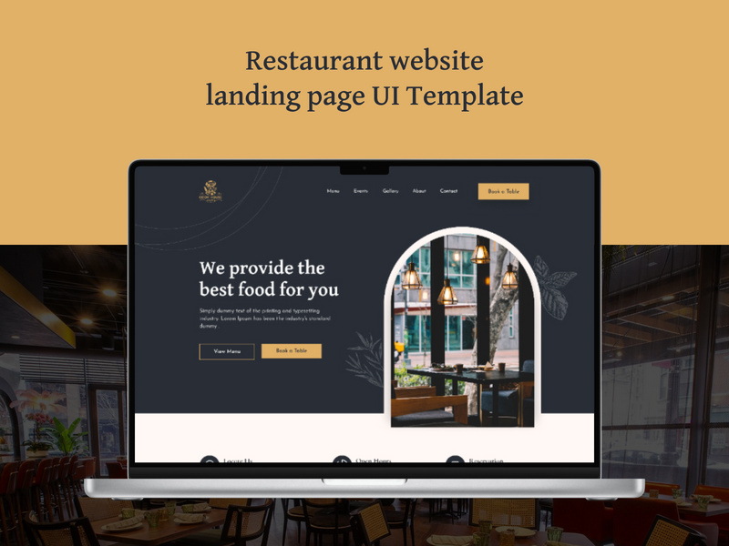 Restaurant web by Pranav Patel ~ EpicPxls