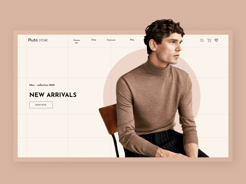 Pluto Store | landing page by Muhamed Ahmed ~ EpicPxls