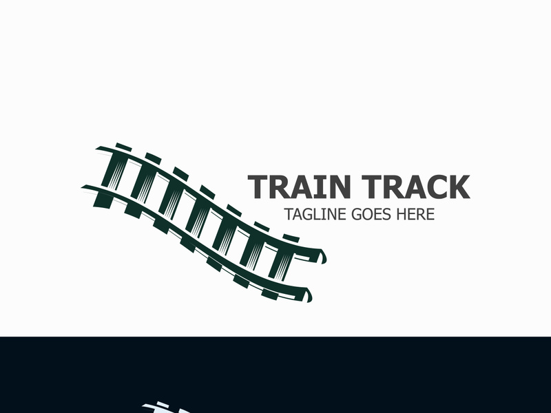 Train Track logo image design railway transportation ~ EpicPxls
