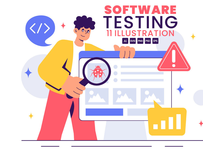 11 Software Testing and Debugging Illustration by ~ EpicPxls