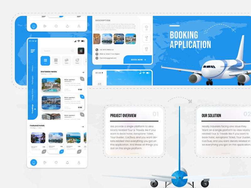 Hotel Booking & Travel Application by Hammadshahid209 ~ EpicPxls