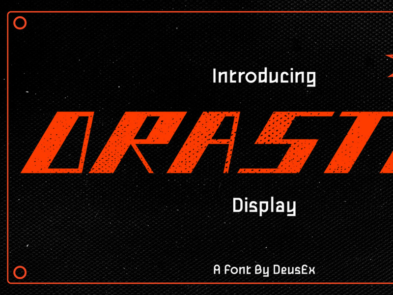 Drastik Free Display Typeface by Pavan Kumar ~ EpicPxls