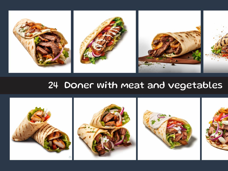 Doner kebab with meat and vegetables by Samiraas8891 ~ EpicPxls