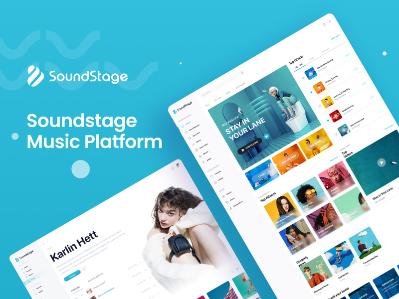 Soundstage Music Platform UI Kit by Npanh194 ~ EpicPxls