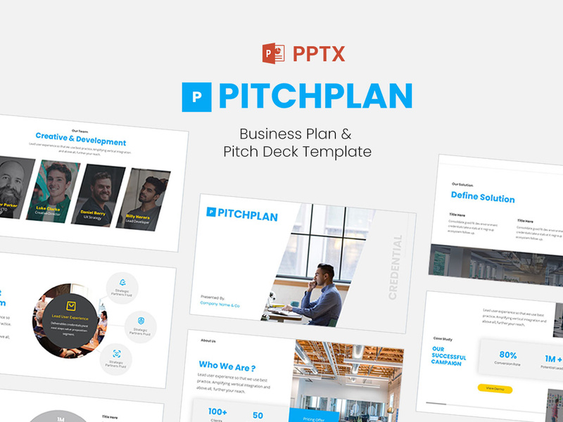 PitchPlan - Business Plan & Pitch Deck Template by ~ EpicPxls