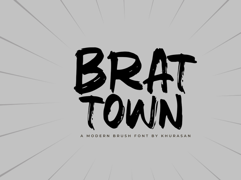 Brat Town by Khurasantype ~ EpicPxls