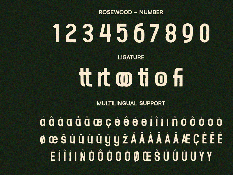 Rosewood Font