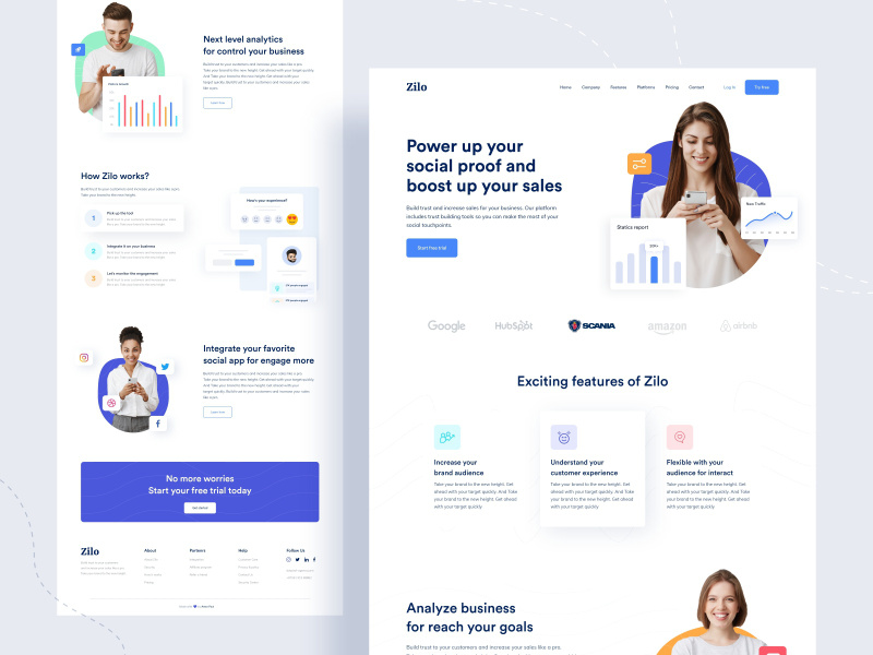 Zilo || Landing page by Antorpaulraj33 ~ EpicPxls
