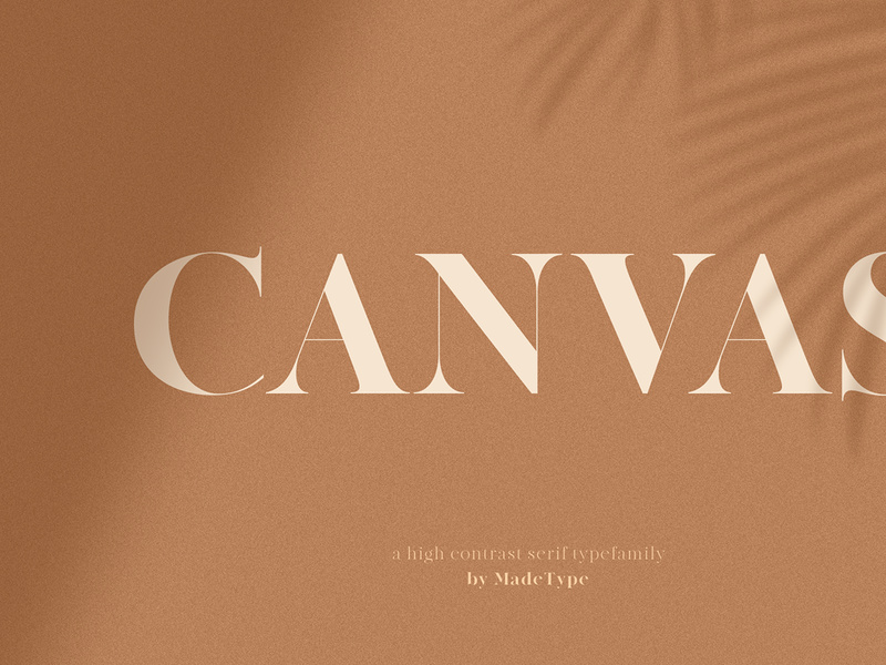 Canvas Font Family - Free Demo by Made Type ~ EpicPxls