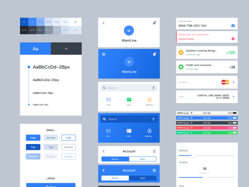 Pocket UI Kit Fintech App by EpicCoders ~ EpicPxls