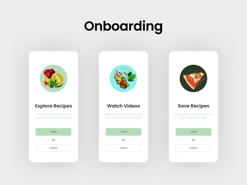 Recipe Spot - Food Recipe App UI Kit by Talhakhan1297 ~ EpicPxls