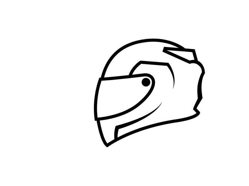 motorcycle helmet vector logo design template by ~ EpicPxls