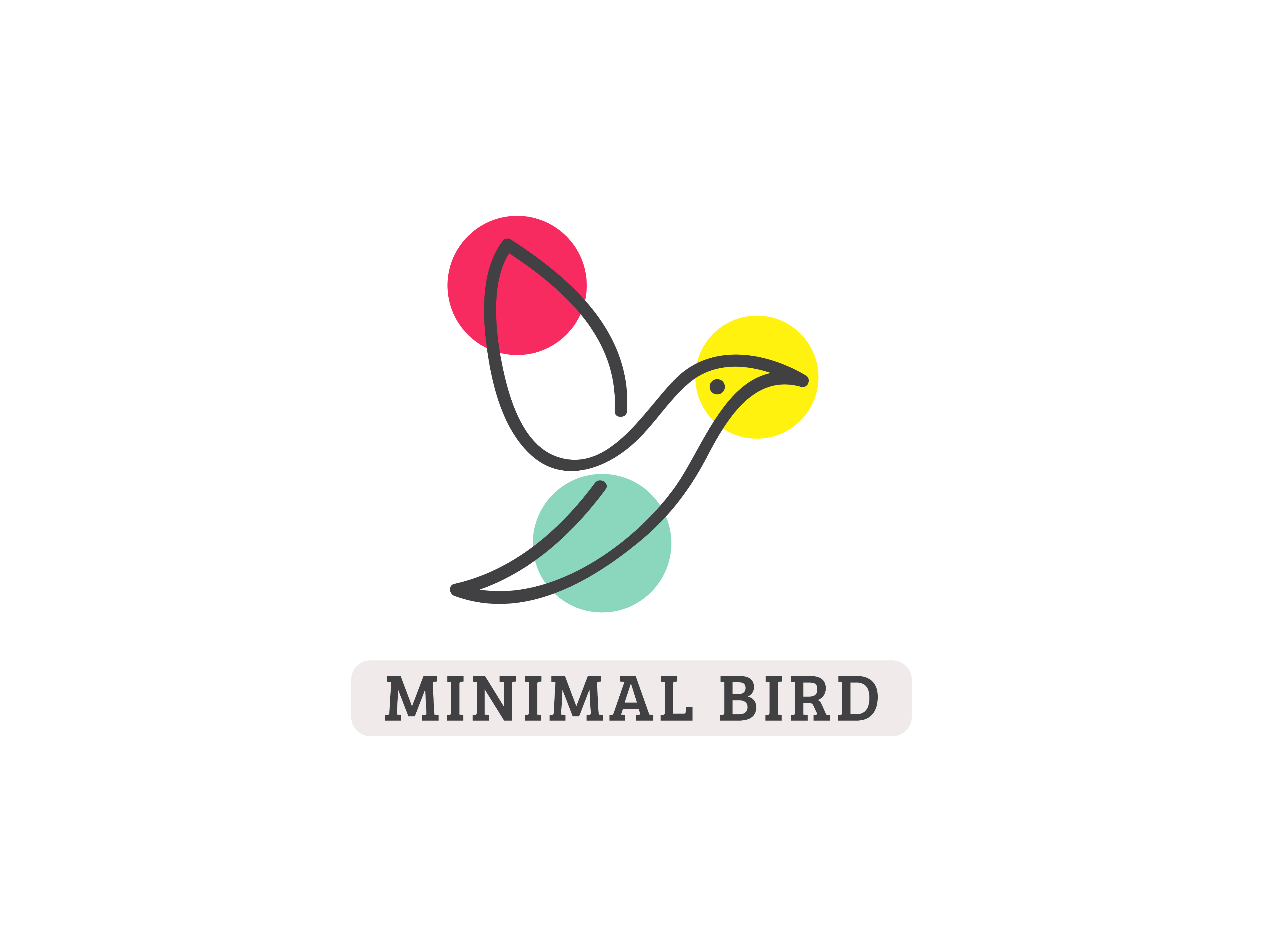 Creative Bird Logo Minimal Vector Design Template by ~ EpicPxls