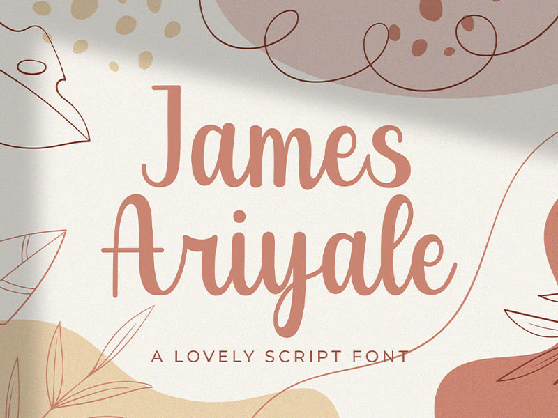 James Ariyale - Handwritten Font by Stringlabscreative ~ EpicPxls