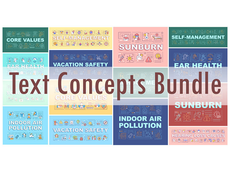 Text concepts bundle by bsd studio ~ EpicPxls