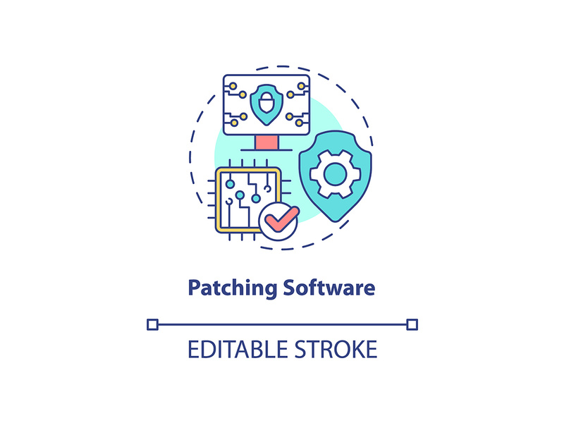 Patching software concept icon by bsd studio ~ EpicPxls