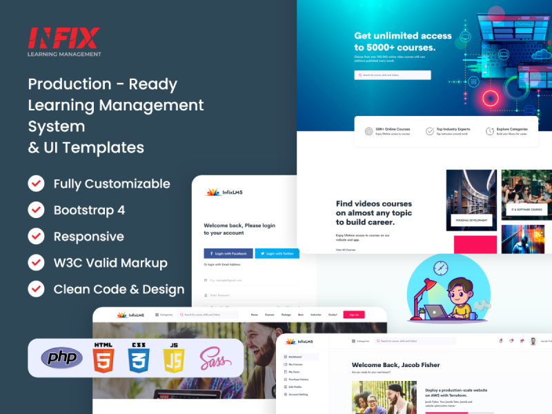 Infix Learning Mangement System (Full App + Database) by ~ EpicPxls