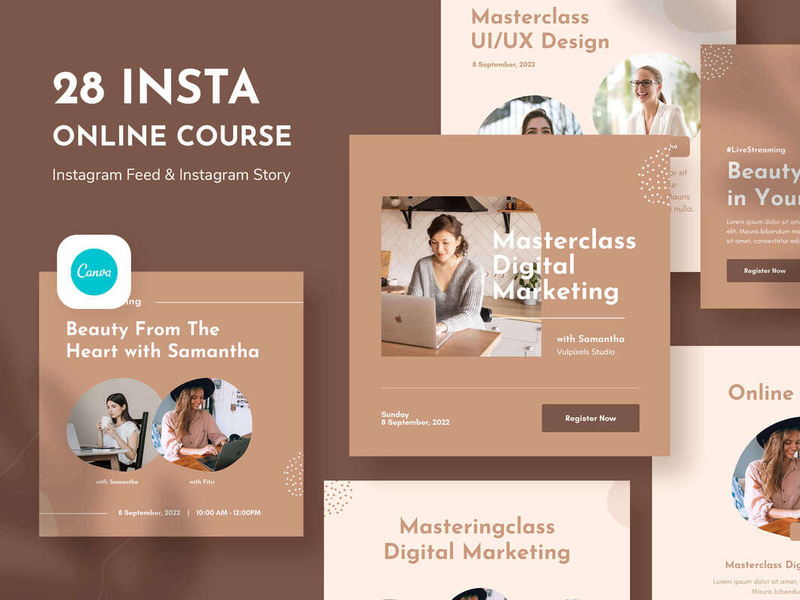 Online Course Instagram Design - Feed and Story by ~ EpicPxls