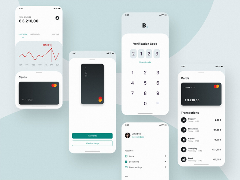 Banking App UI Kit by Muhammad Faiq ~ EpicPxls