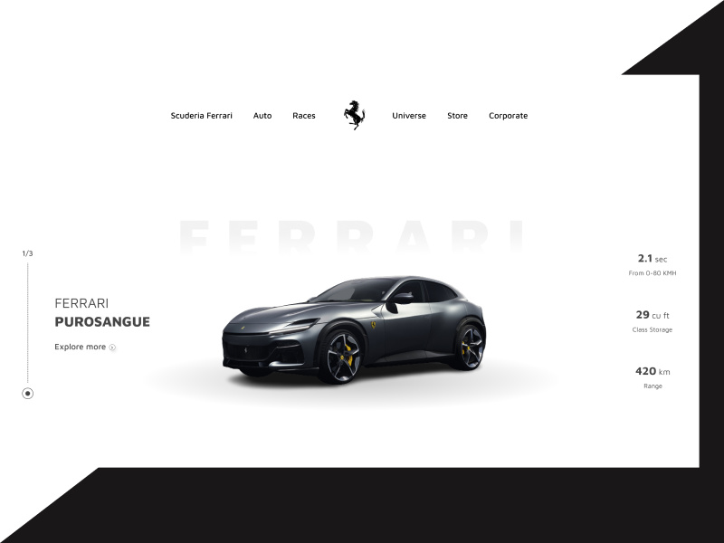 Ferrari Website Redesign by Designist ~ EpicPxls