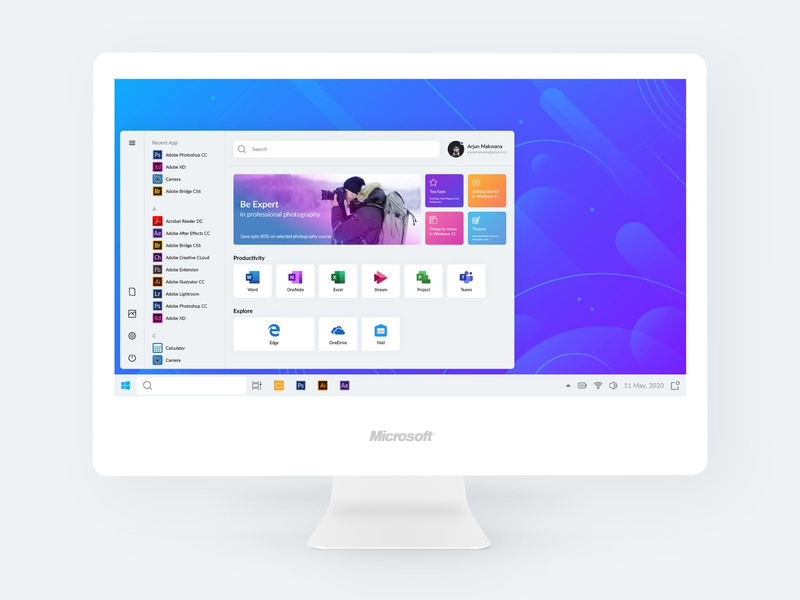 Windows 11 Concept by ArjunMakwana ~ EpicPxls