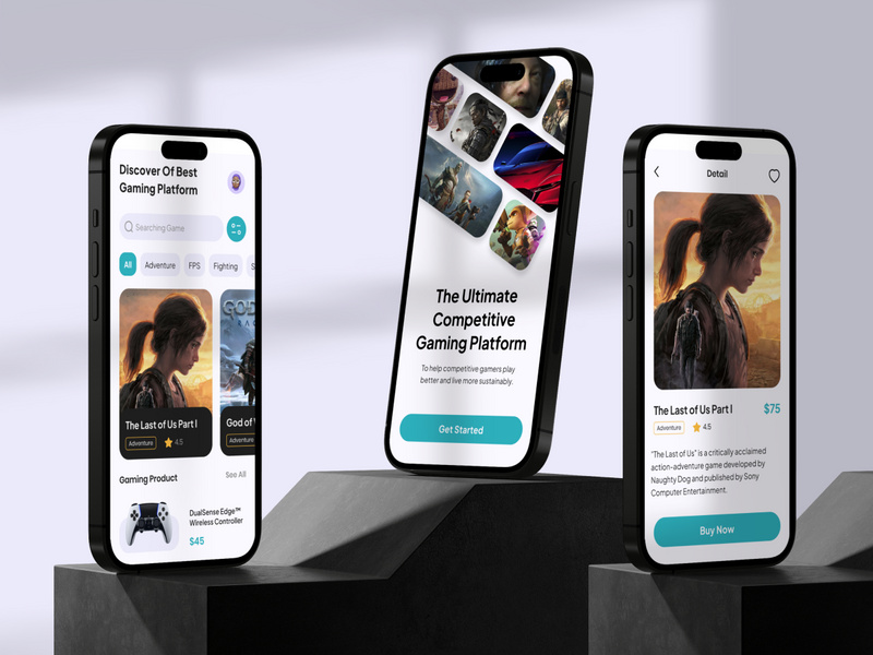 Video Game Mobile App by Shufflesinc Std ~ EpicPxls