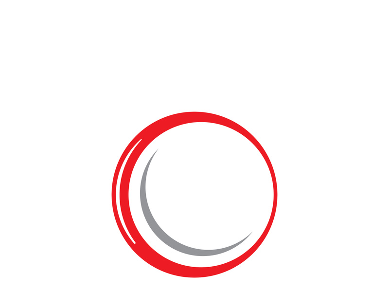 abstract red circle logo vector template by Demartono12 ~ EpicPxls