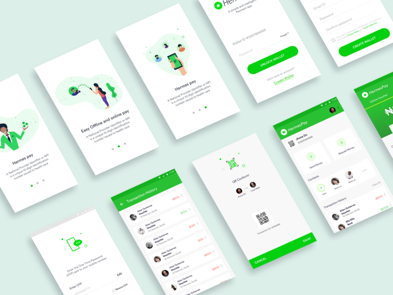 Payment App Design by Vish Vector ~ EpicPxls