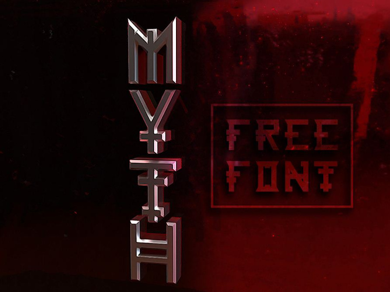 Myth - FREE FONT by L Guja Zaalishvili ~ EpicPxls