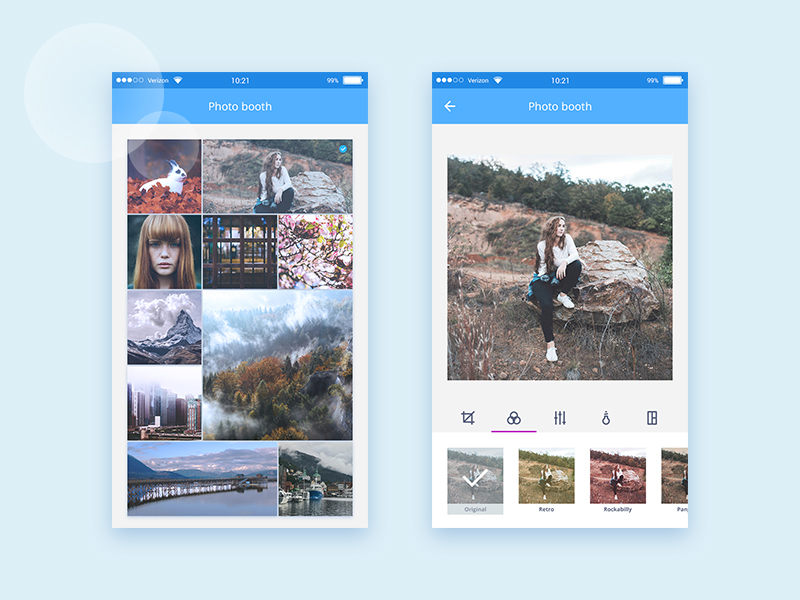Photo Booth Editing UI by EpicCoders ~ EpicPxls