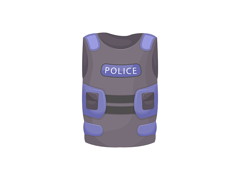 Bulletproof vest cartoon vector illustration by The Img ~ EpicPxls