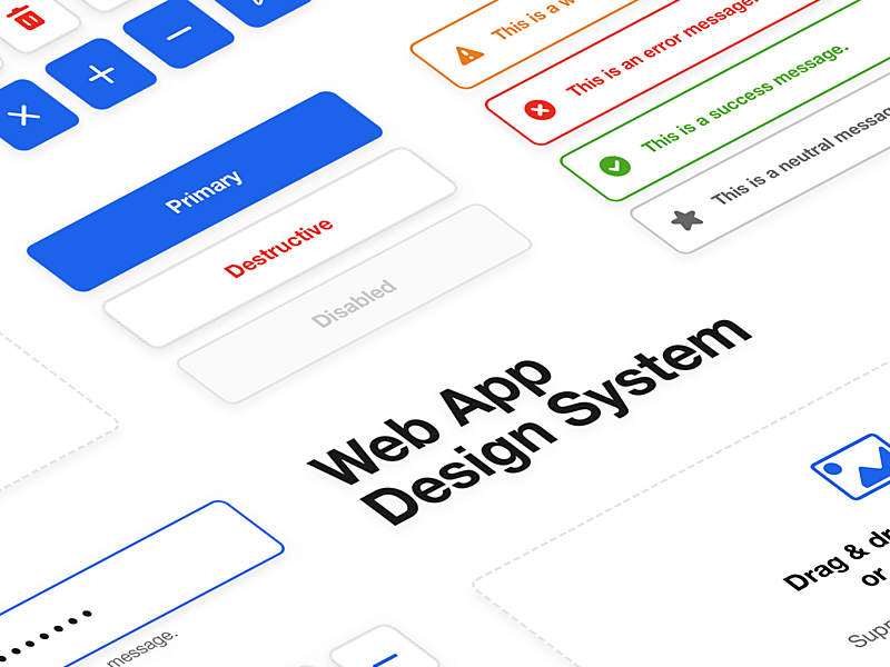 Web App Design System by Apply Pixels ~ EpicPxls