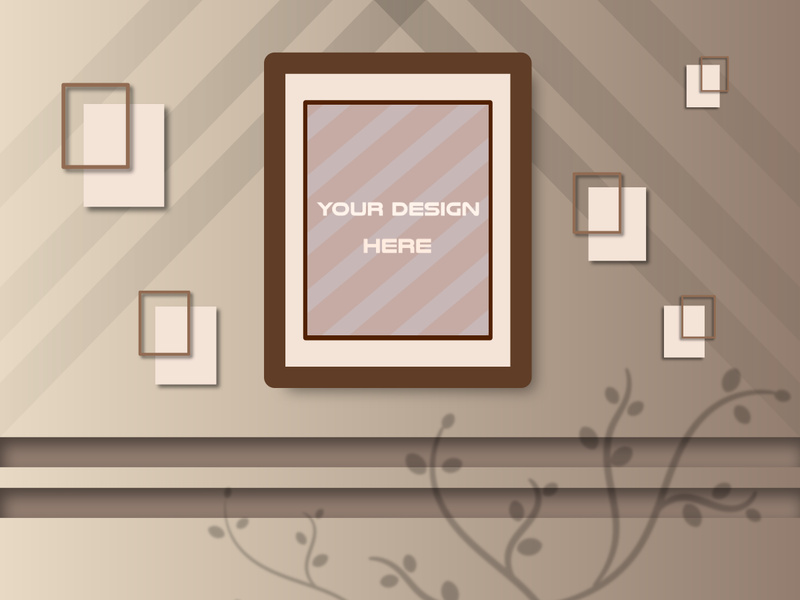 wall frame psd mockup by Naderart200 ~ EpicPxls