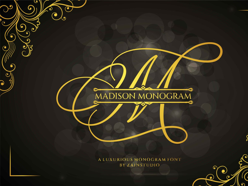 Madison Monogram by zainstudio ~ EpicPxls