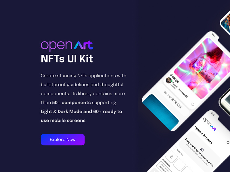 Open Art - NFTs UI Kit by Azouwork ~ EpicPxls