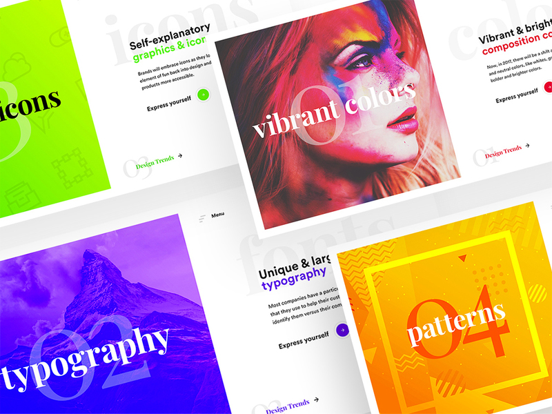 Vibrant Hero Headers Free (Ps & Xd) by Victor Niculici ~ EpicPxls