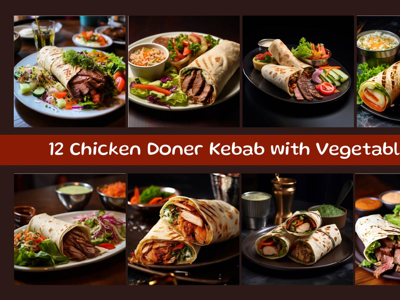 Chicken Doner Kebab with Vegetables by Samiraas8891 ~ EpicPxls