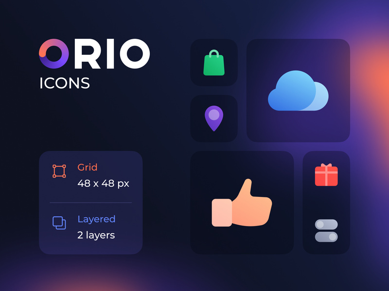 ORIO icons by Gayrat Muminov ~ EpicPxls