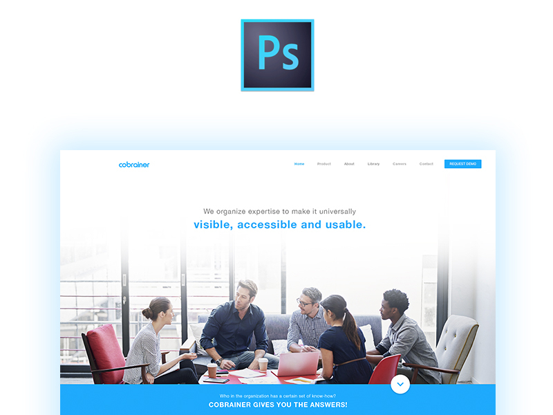 Free Landing Page [PSD] by Jean Massad ~ EpicPxls