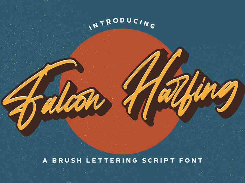 Falcon Harfing - Bold Script Font by Stringlabscreative ~ EpicPxls