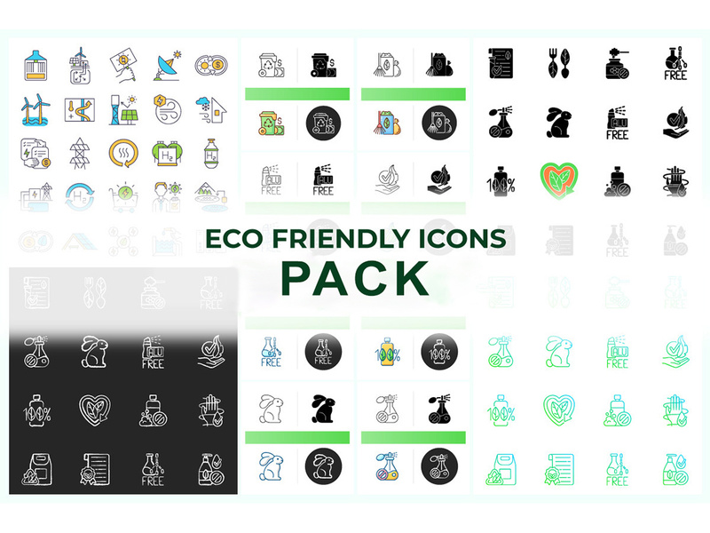 Eco friendly icons bundle by bsd studio ~ EpicPxls